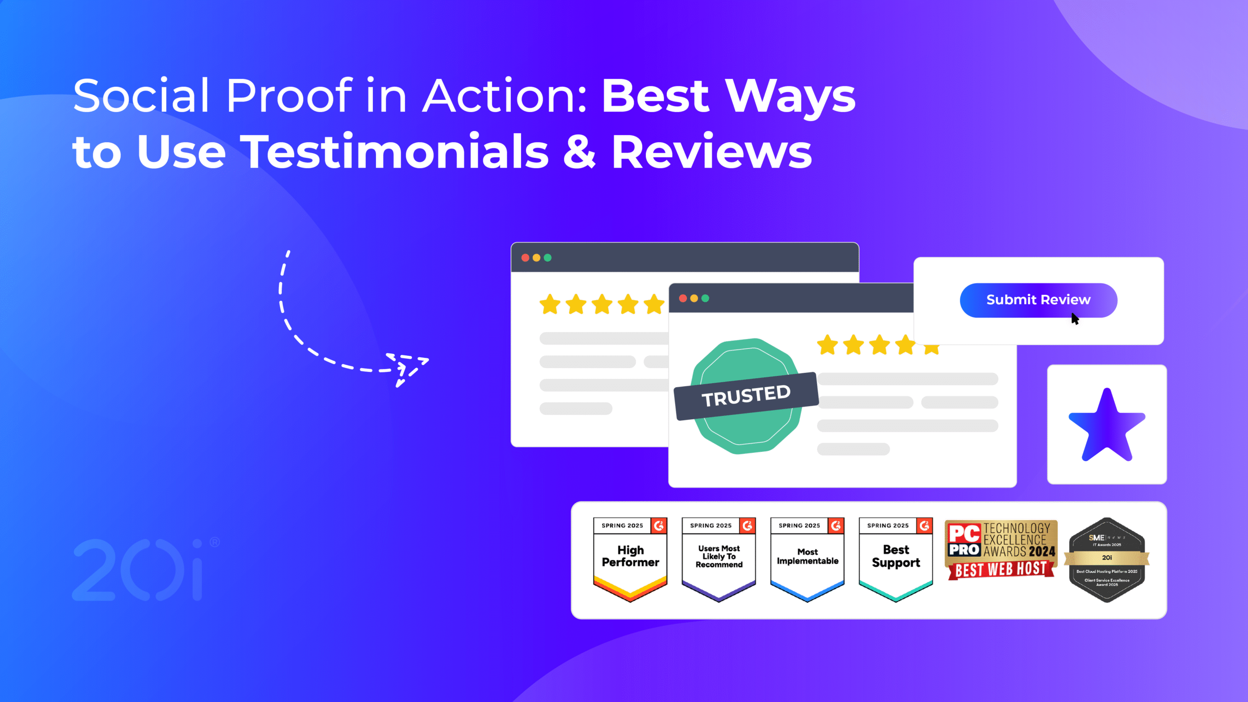 Social Proof in Action: Best Ways to Use Testimonials & Reviews - 20i®